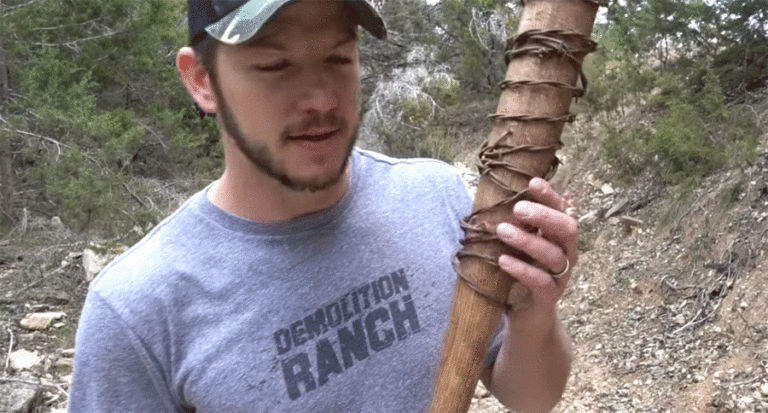 Demolition Ranch Tries Shooting Can Negan's Bat to See If It Can Really ...