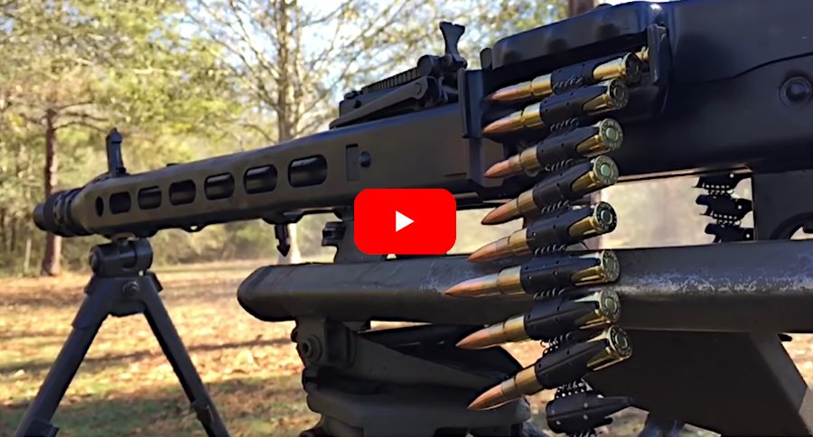 Blazing Fast MG 42 Machine Gun Fires in Super Slow Motion - Outdoor ...