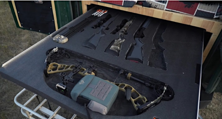 Hunter's Custom Van Camper Conversion is Packed Full of Hunting ...